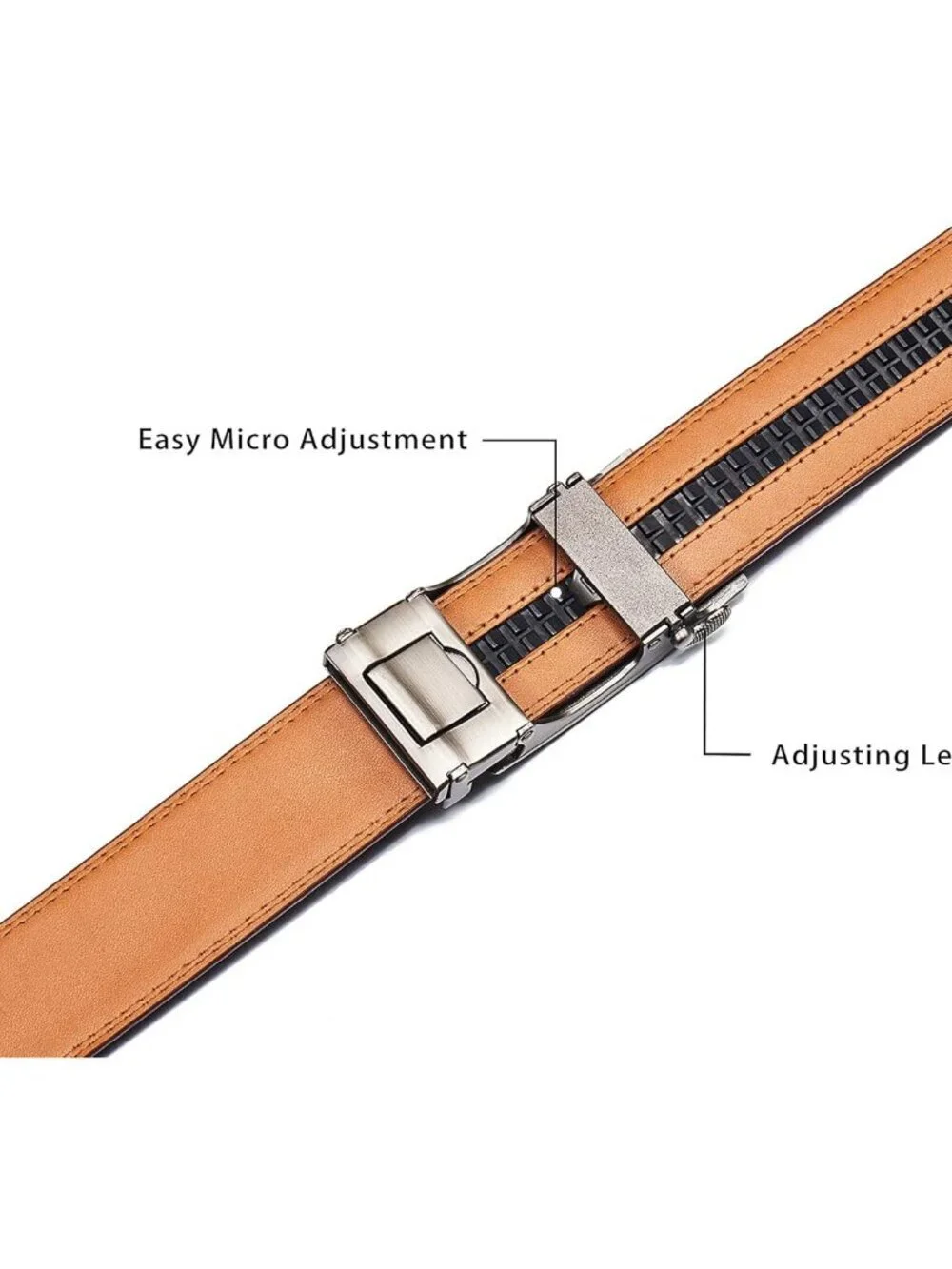 Accessories | Mens Essential Black 4mm Automatic Click Adjustable Alloy ...